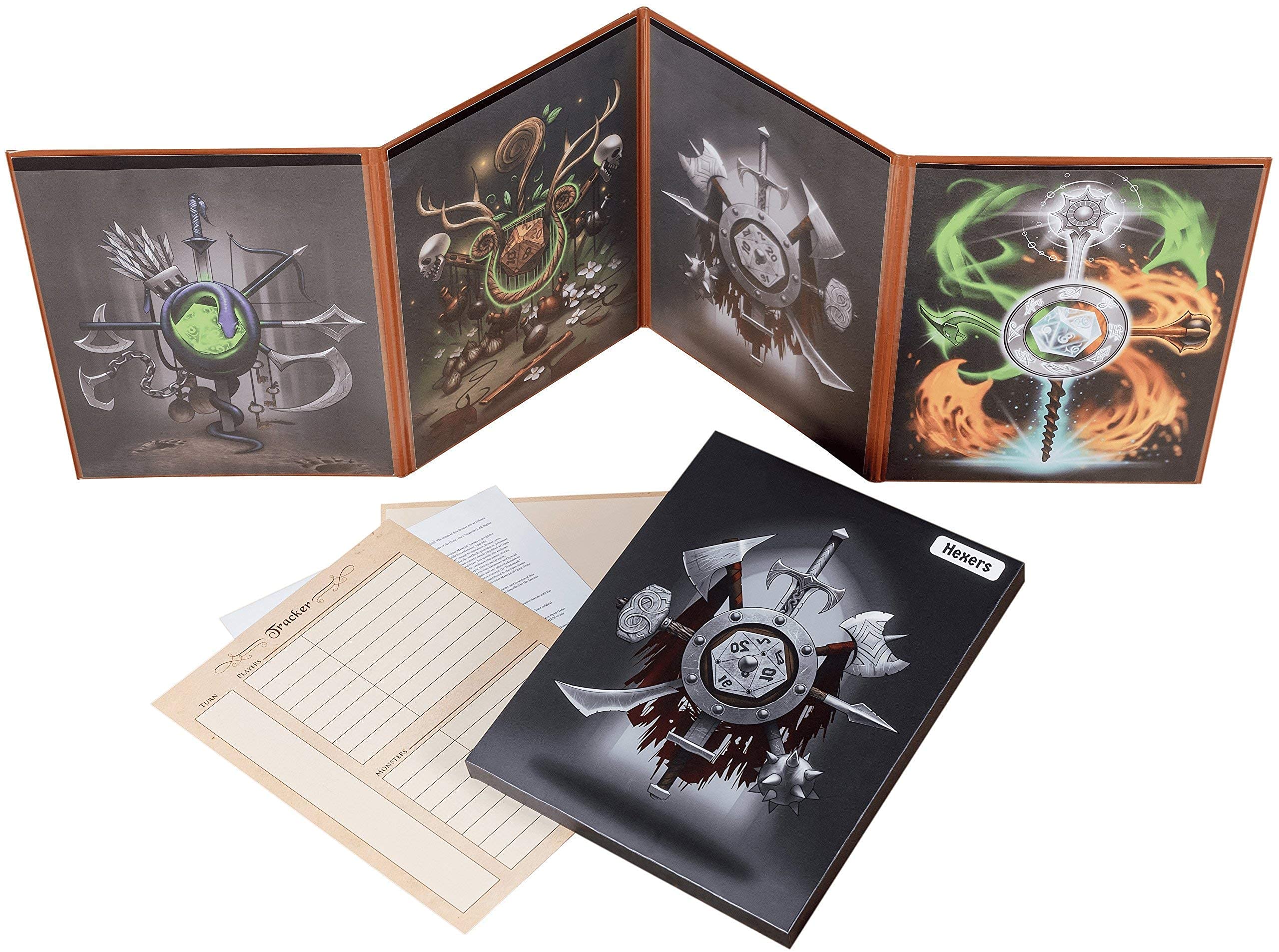 Hexers XL Role-Playing Game Board and Hexers Game Master Screen