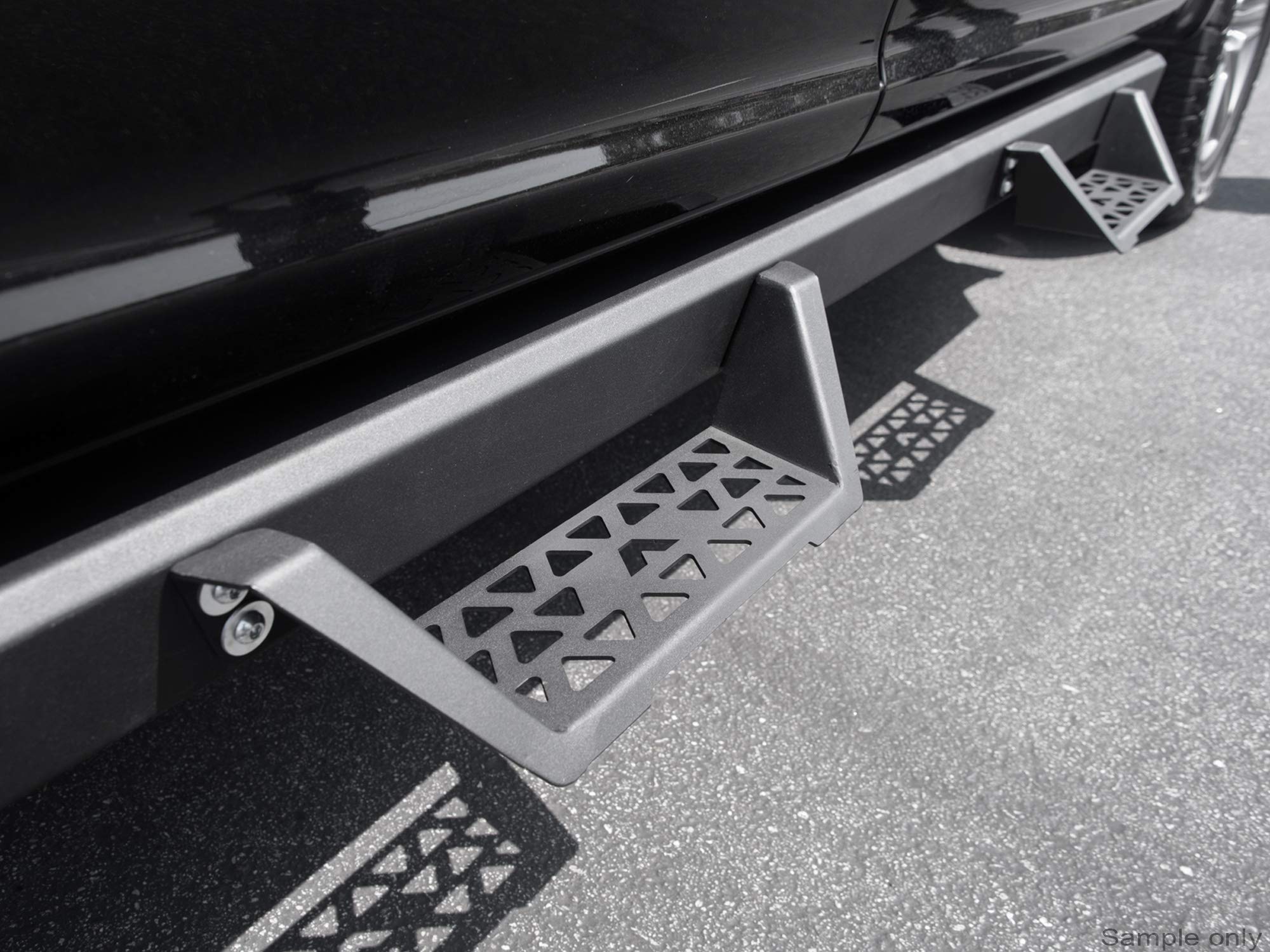Armordillo 8704936 MS Series Drop Steps Step Bar - Matte Black Fits 2004-2008 Ford F150 F-150/2006-2008 Lincoln Mark LT Supercrew Crew Cab
