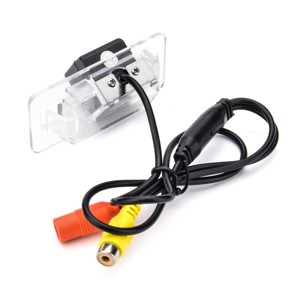 aSATAH 2.4G Wireless Car Rear View Camera for BMW 3 E46 E90 E91 E92 5 E39 E60 E61 X5 E53 E70 & Vehicle Camera Waterproof and Shockproof Reversing Backup Camera (12 LED)