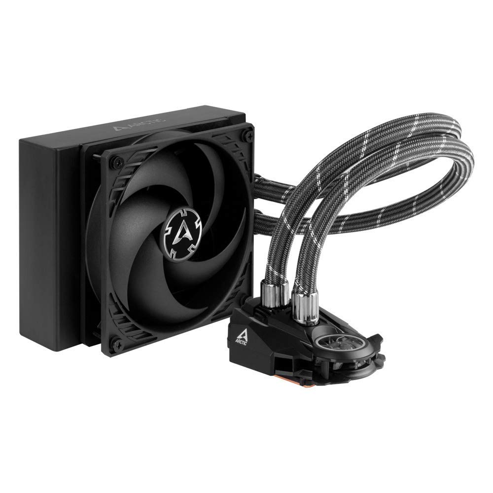 ARCTIC Liquid Freezer II 120 - Multi Compatible All-in-One CPU AIO Water Cooler, Compatible with Intel & AMD, Efficient PWM Controlled Pump, Fan Speed: 200-1800 RPM, LGA1700 Compatible - Black
