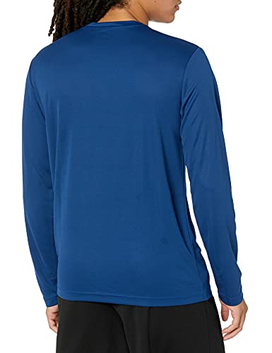 Amazon Essentials Men's Performance Tech Long-Sleeve T-Shirt, Navy, 4X-Large Big