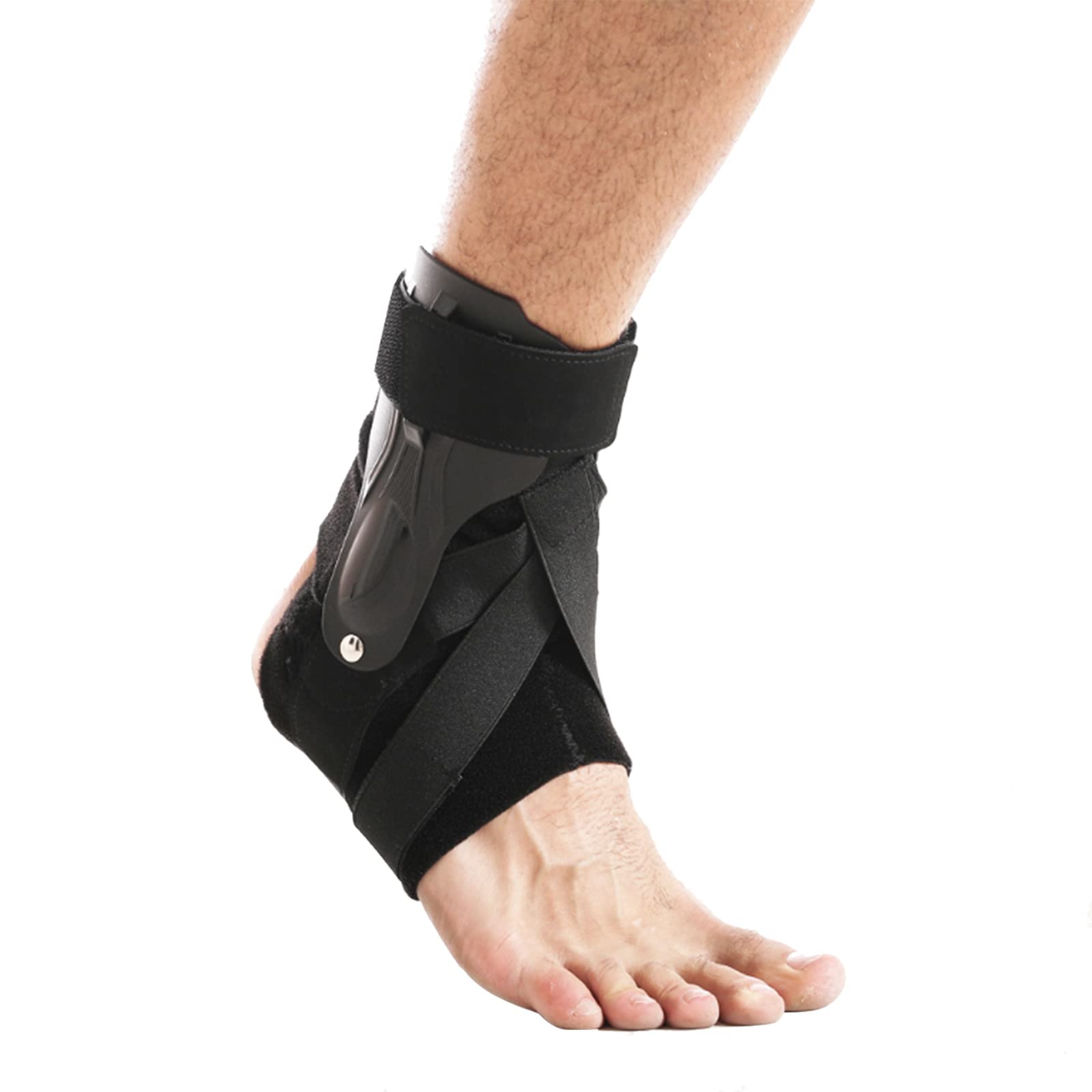 Ankle Brace Compression Ankle Stabilizer with Splint for Kids Adults, Adjustable Straps Ankle Support Brace Foot Protector Wrap for Arthritis Tendonitis Sprained Ankles Injury Prevention Recovery