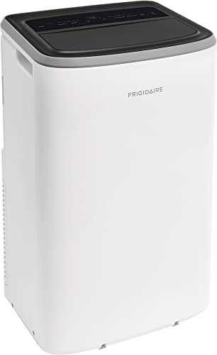 Frigidaire FHPW122AC1 Portable Room Air Conditioner, 12K BTU (ASHRAE) / 8K BTU (DOE) with Multi-Speed Fan/Dehumidify Mode/Washable Filter, Built-in Air Ionizer/Wi-Fi Connected/Window Kit, in White