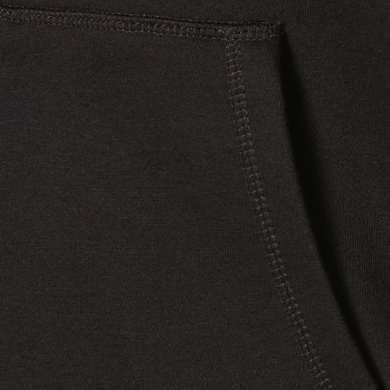 Amazon Essentials Men's Full-Zip Fleece Hoodie (Available in Big & Tall), Black, Medium