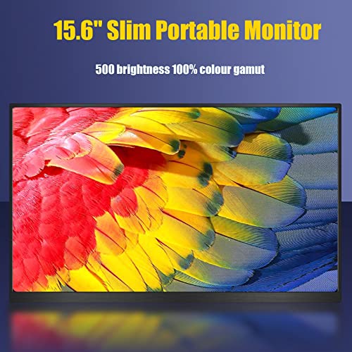 BDT 15.6 Inch Portable Monitor IPS Screen HD Line Dynamic Picture Natural More Smooth 1920 * 1080p