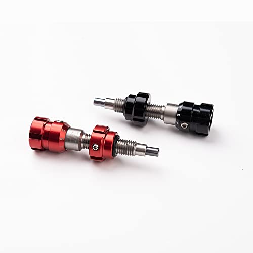 Archery Plunger and Magnetic Arrow Rest - Recurve Bows Screw-in Pressure Button Metal Rest Right or Left Hand(Black)