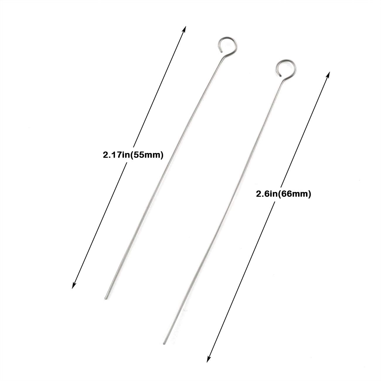 E-outstanding Reusable Inoculating Loop Inoculating Rod Kit Laboratory Research Teaching Tools (5pcs 3mm Inoculating Ring + 5pcs 4mm Inoculating Ring + 1 Piece Inoculating Rod)