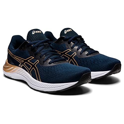 ASICS Women's Gel-Excite 8 Running Shoes, 7.5, French Blue/Champagne