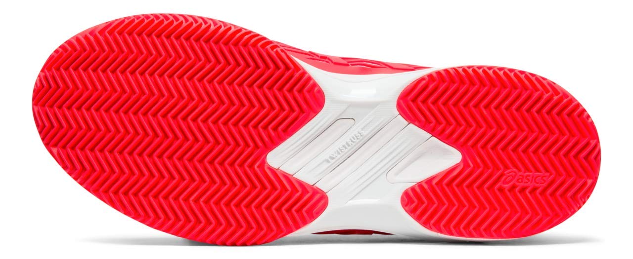 ASICS Women's Solution Speed FF Clay Tennis Shoes, Laser Pink/White, 10 M US