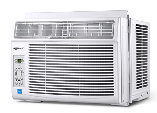 Amazon Basics Window-Mounted Air Conditioner with Remote - Cools 550 Square Feet, 12000 BTU, Energy Star