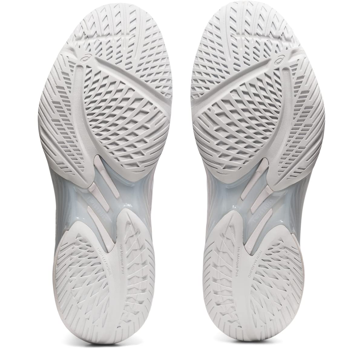 ASICS Women's Sky Elite FlyteFoam 2 Volleyball Shoes, 7.5, White/White