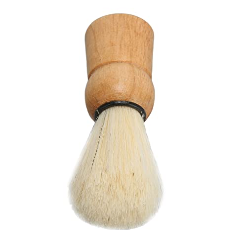 Beard Shave Brush Shaving Brush, Synthetic Shaving Shaving Brushes Professional Design for Mens Shaving Synthetic Shaving Tool That Can Be Used with Razors Straight Handle Shavers
