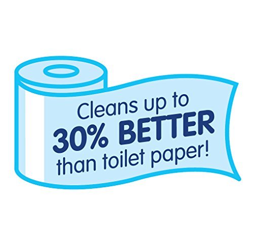 Flushable Wipes for Baby and Kids by Kandoo, Unscented for Sensitive Skin, Hypoallergenic Potty Training Wet Cleansing Cloths, 250 Count, Pack of 5