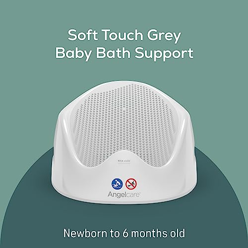 Angelcare - Baby Bath Support - Soft Touch Support - Water Level Indicator - Ideal for Babies Less Than 6 Months Old