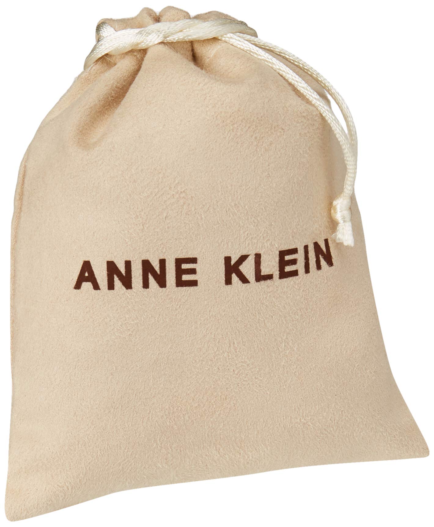 Anne Klein "Classics" Gold-Tone Cubic Zirconia base Leverback Pear Shape Drop Earrings