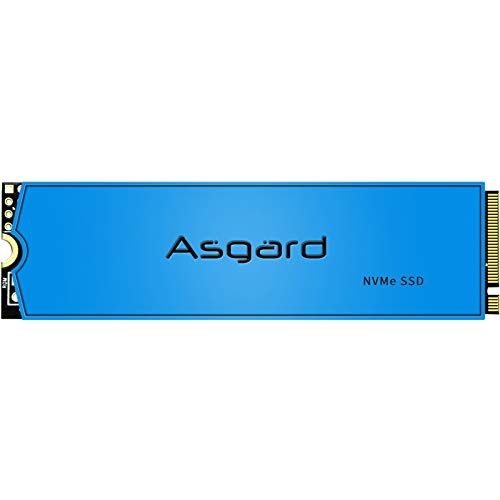 Asgard AN3 1TB NVMe SSD M.2 - PCIe Internal Solid State Drive for Computer Motherboards, Gaming CPU Hard Drives with Intel and 3D NAND Flash Technology in Metallic Blue