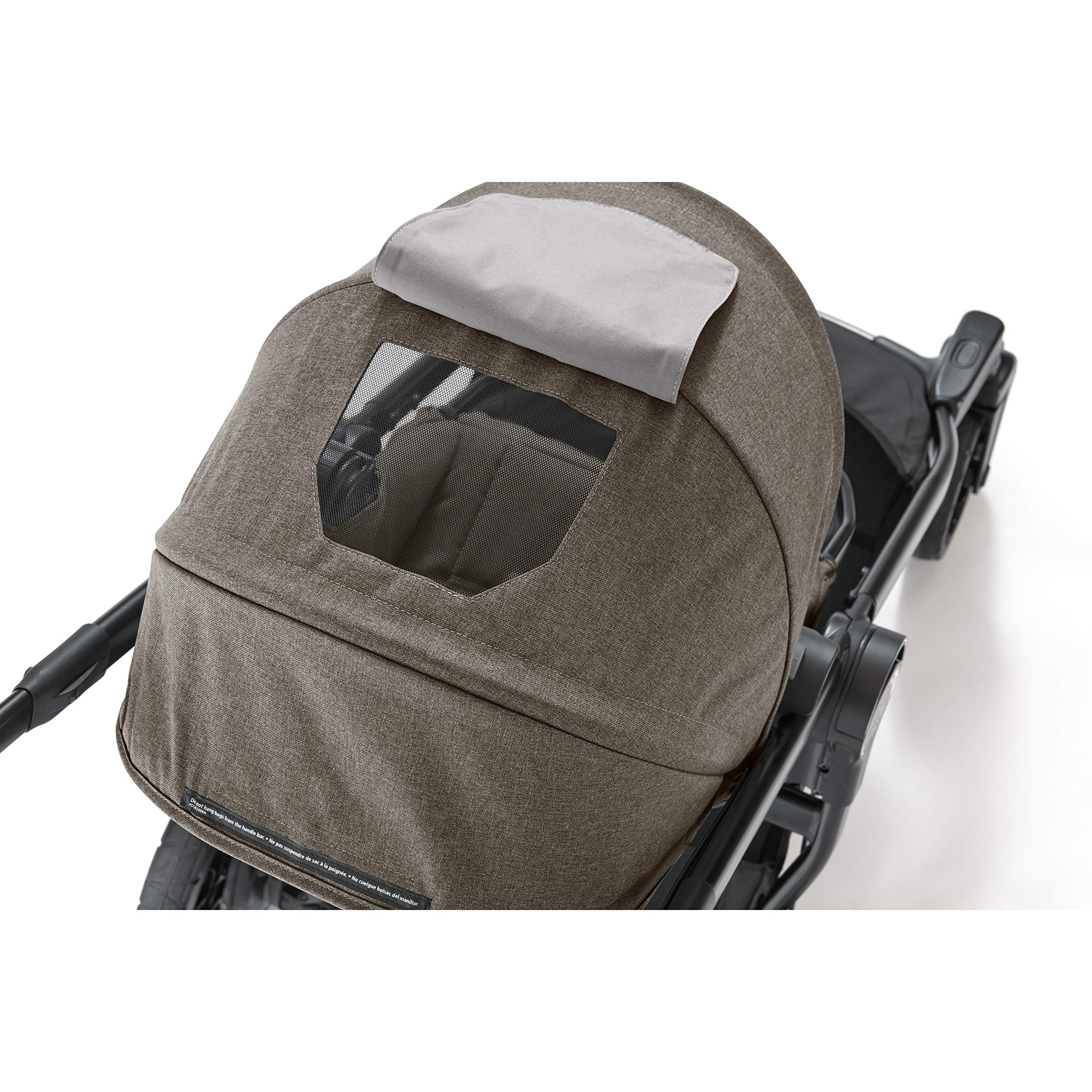 Baby Jogger City Select Double Stroller | Baby Stroller with 20 Ways to Ride, Included Second Seat | Quick Fold Stroller, Granite