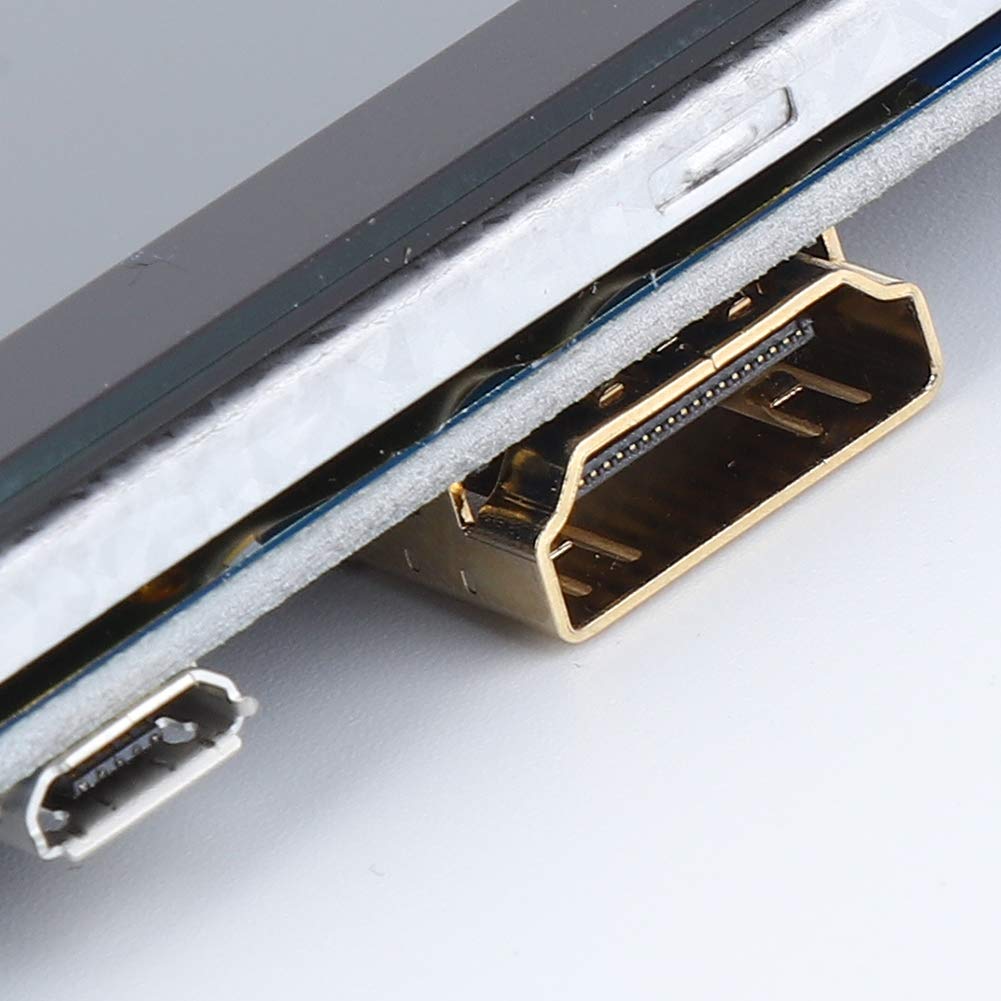ASHATA 7-Inch 1024 x 600 HD for HDMI TFT Touch Screen HDMI Capacitive Display for Raspberry Pi 4B/3B,Windows 10 8 7 Monitor