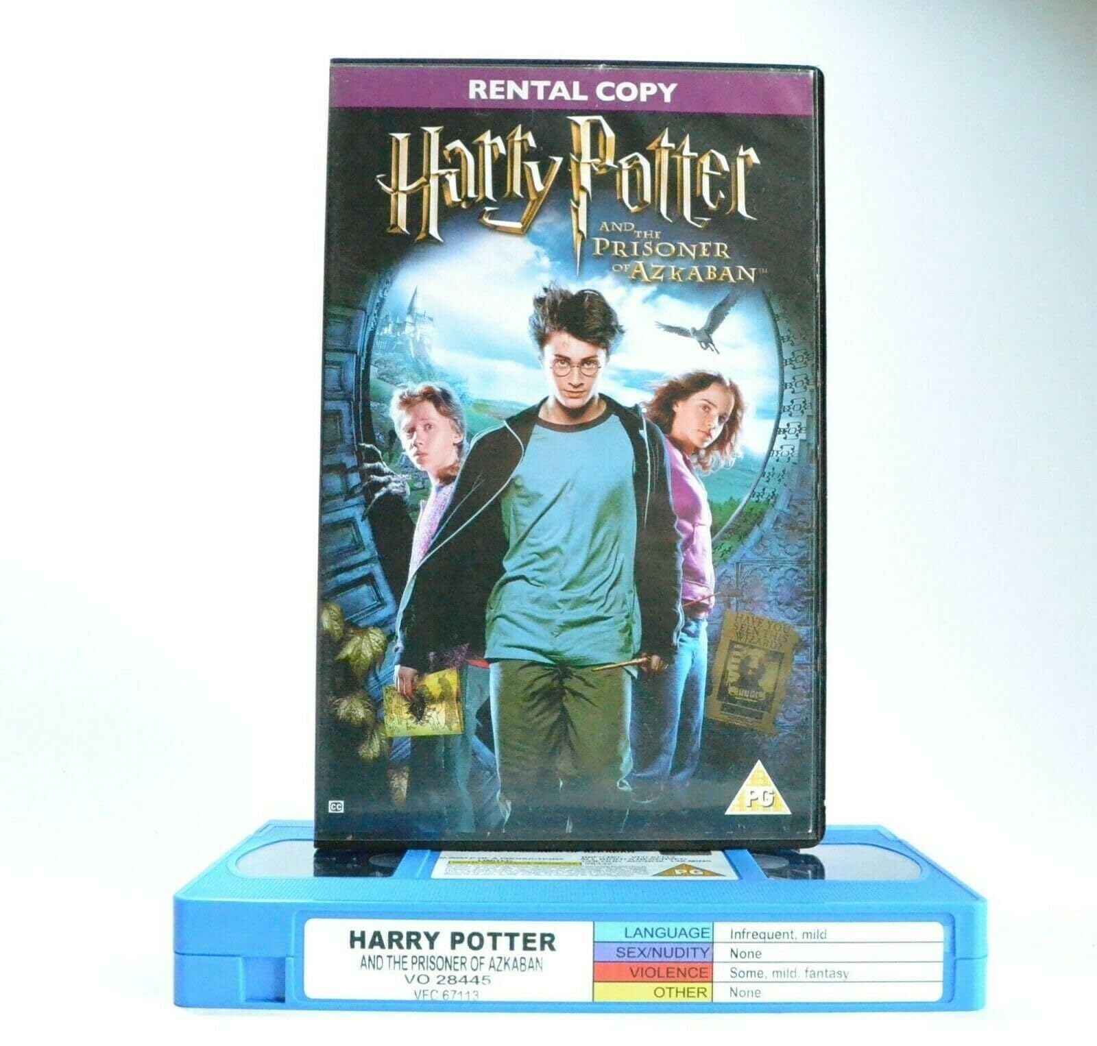 Harry Potter And The Prisoner Of Azkaban - Fantasy (2004) - Large Box - Pal VHS