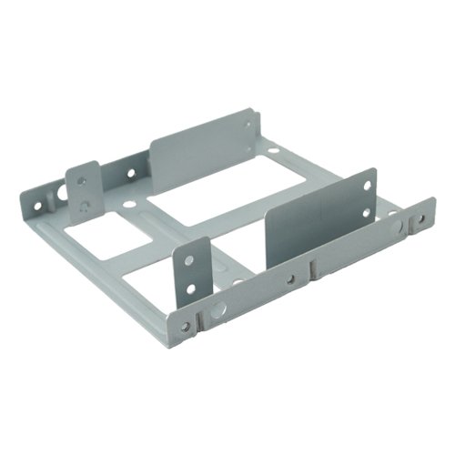 Kingwin SSD Hard Drive Mounting Kit Internal, Convert Any 2 x 2.5” Solid State Drive/HDD Into a 3.5 Inch Drive Bay. Mounting Screws Included, Quick and Easy Installation [HDM-225]