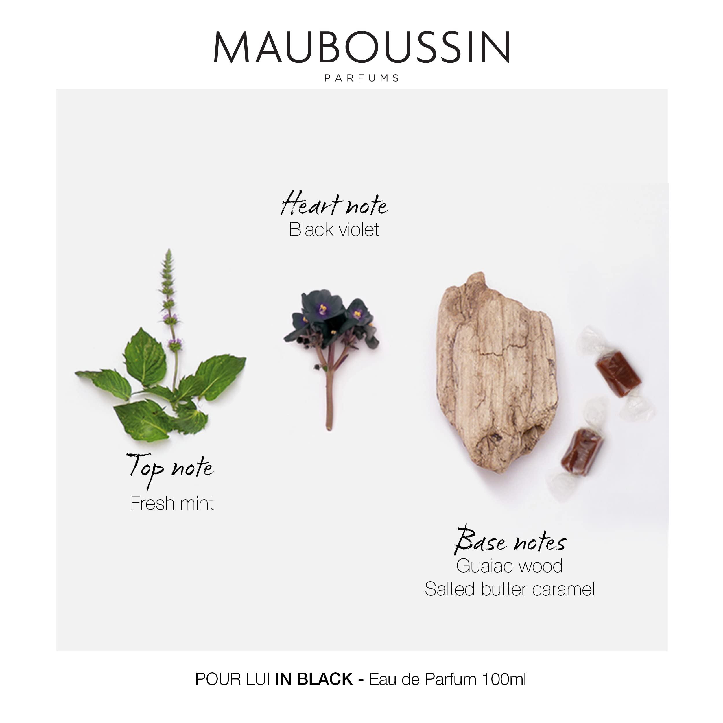 Mauboussin - Pour Lui In Black 100ml (3.3 Fl Oz) - Eau de Parfum for Men - Woody & Oriental Scents