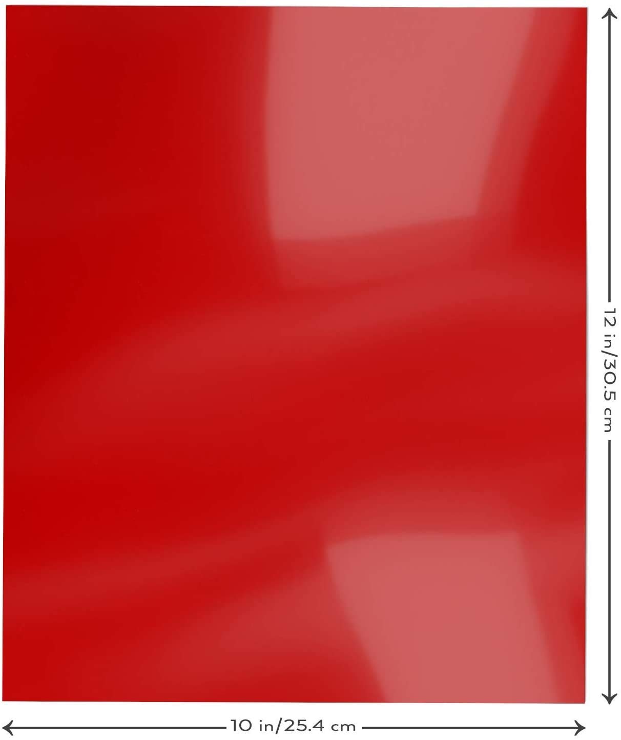 Arteza Heat Transfer Vinyl Red HTV Bundle, 14 Iron On Sheets, 10x12 Inches, Flexible & Easy to Weed, Use with Any Craft Cutting Machine, Boxed