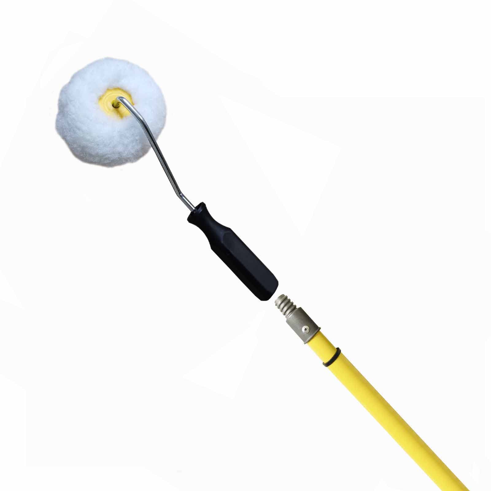 Corner Edger Paint Roller for Drywall Mud and Paint Application,Corner Roller Kits Including Frame & Sleeve,3 Pieces