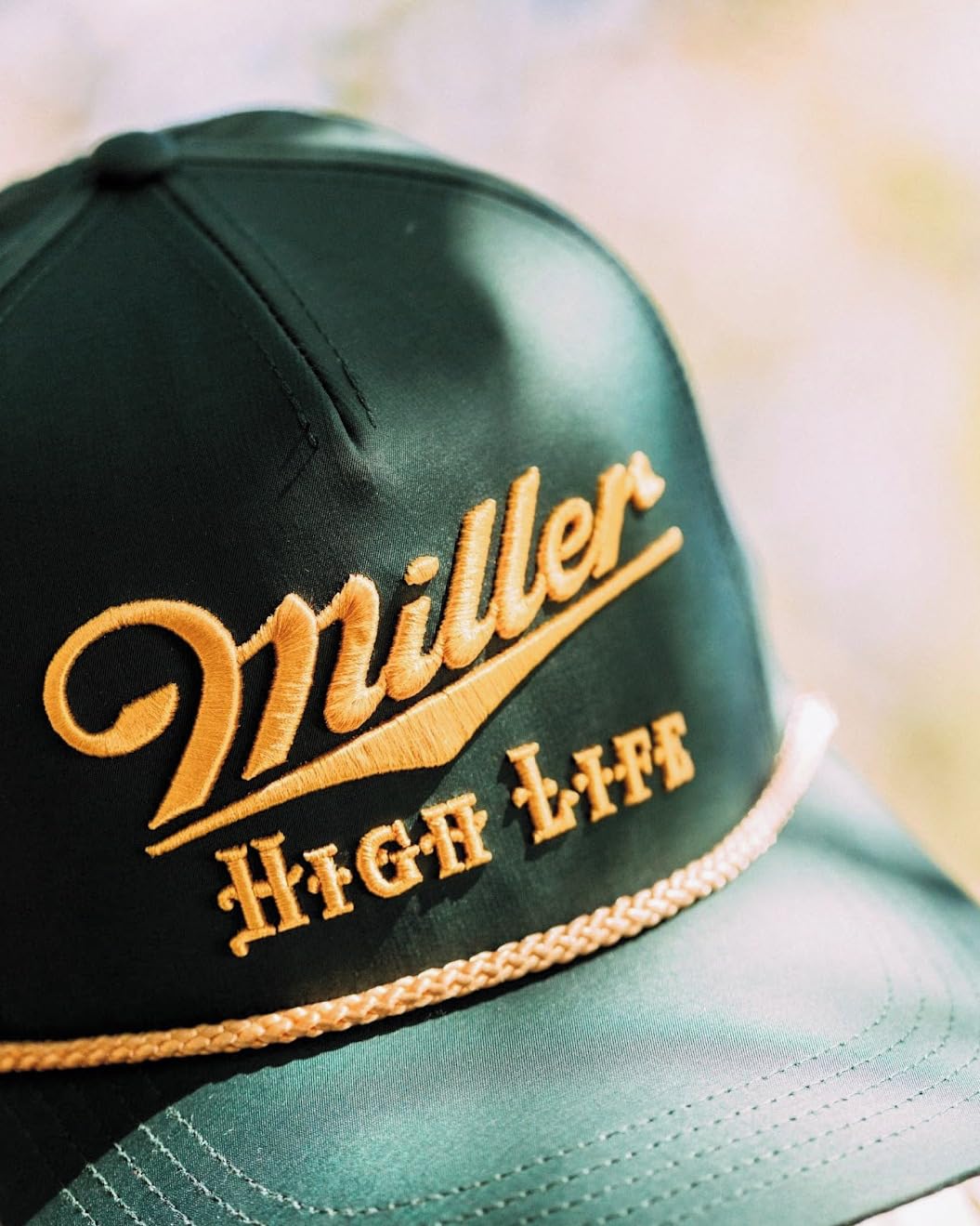AMERICAN NEEDLE Miller High Life Traveler Adjustable Snapback Baseball Hat (22010A-MHL-DCE)