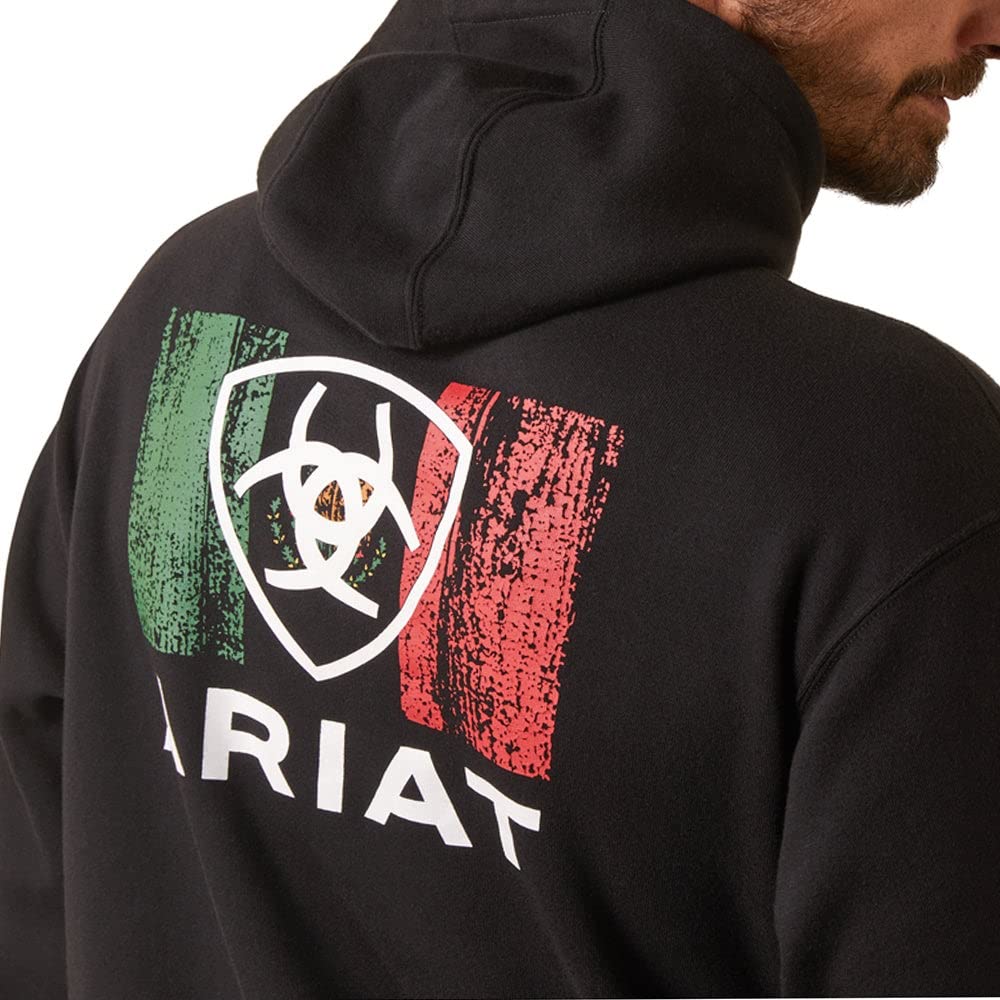 Ariat Male Ariat Shield Mexico Hoodie Black X-Large