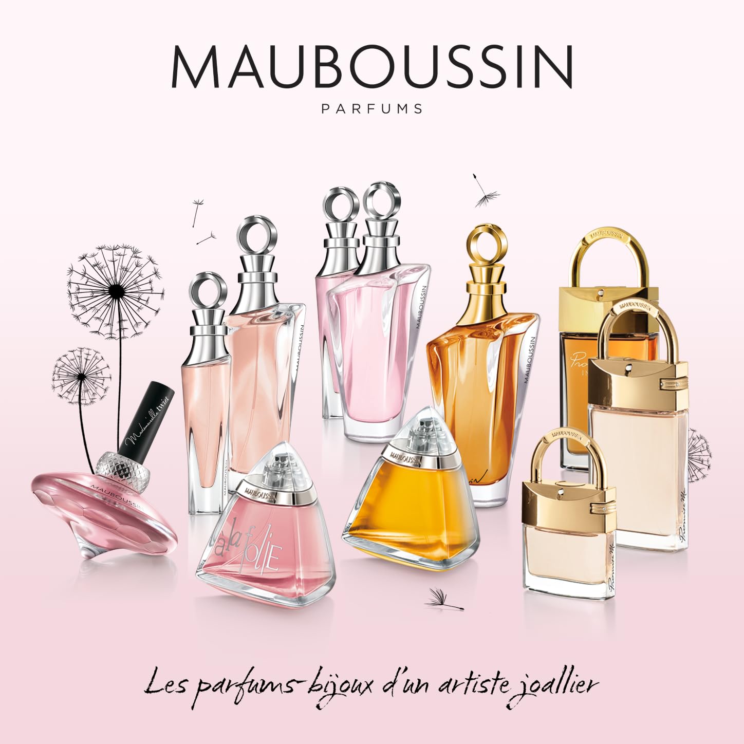 Mauboussin - Rose Pour Elle 100ml (3.3 Fl Oz) - Eau de Parfum for Women - Floral, Fruity & Fresh Scents