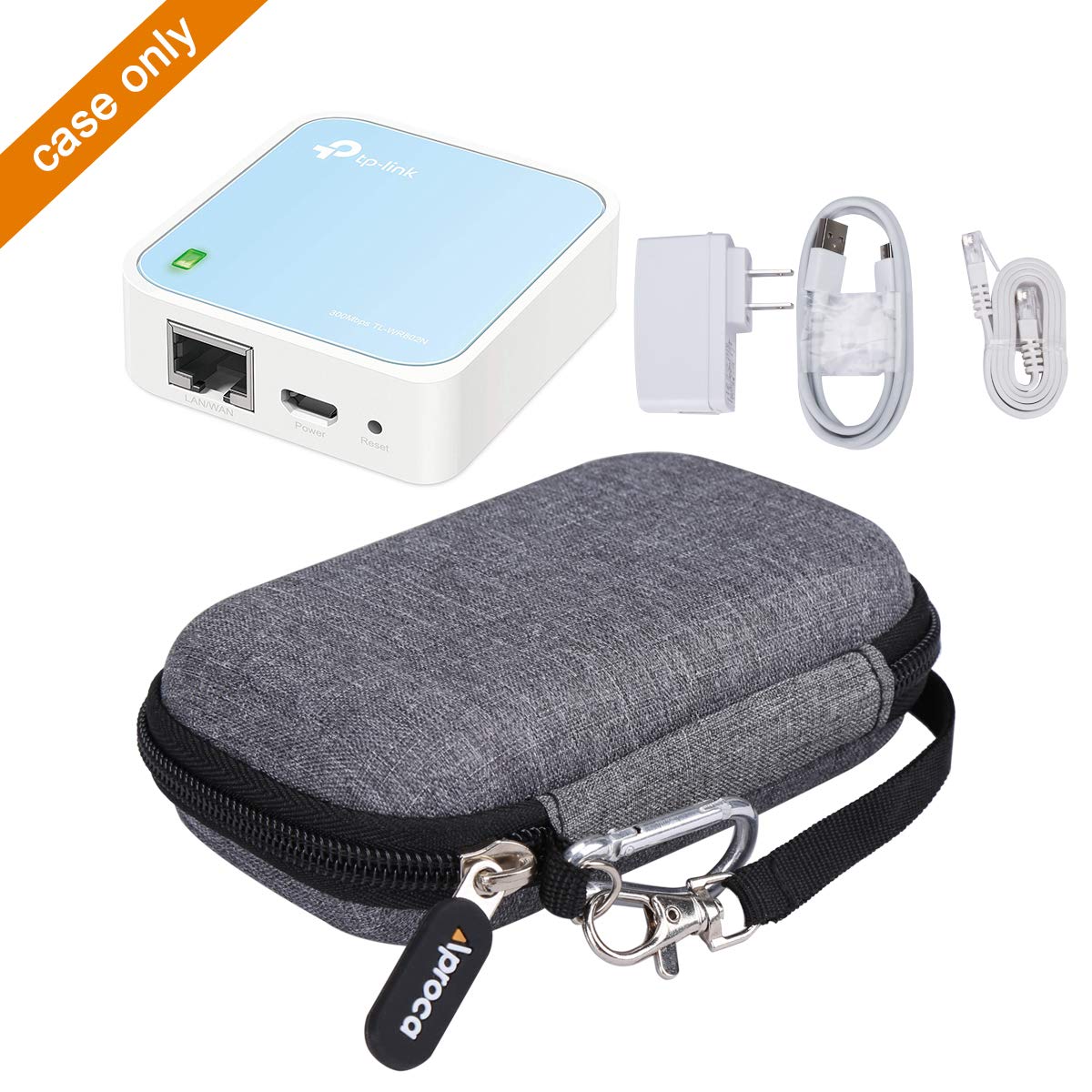 Aproca Hard Storage Travel Case for TP-Link N300 Wireless Portable Nano Travel Router TL-WR802N