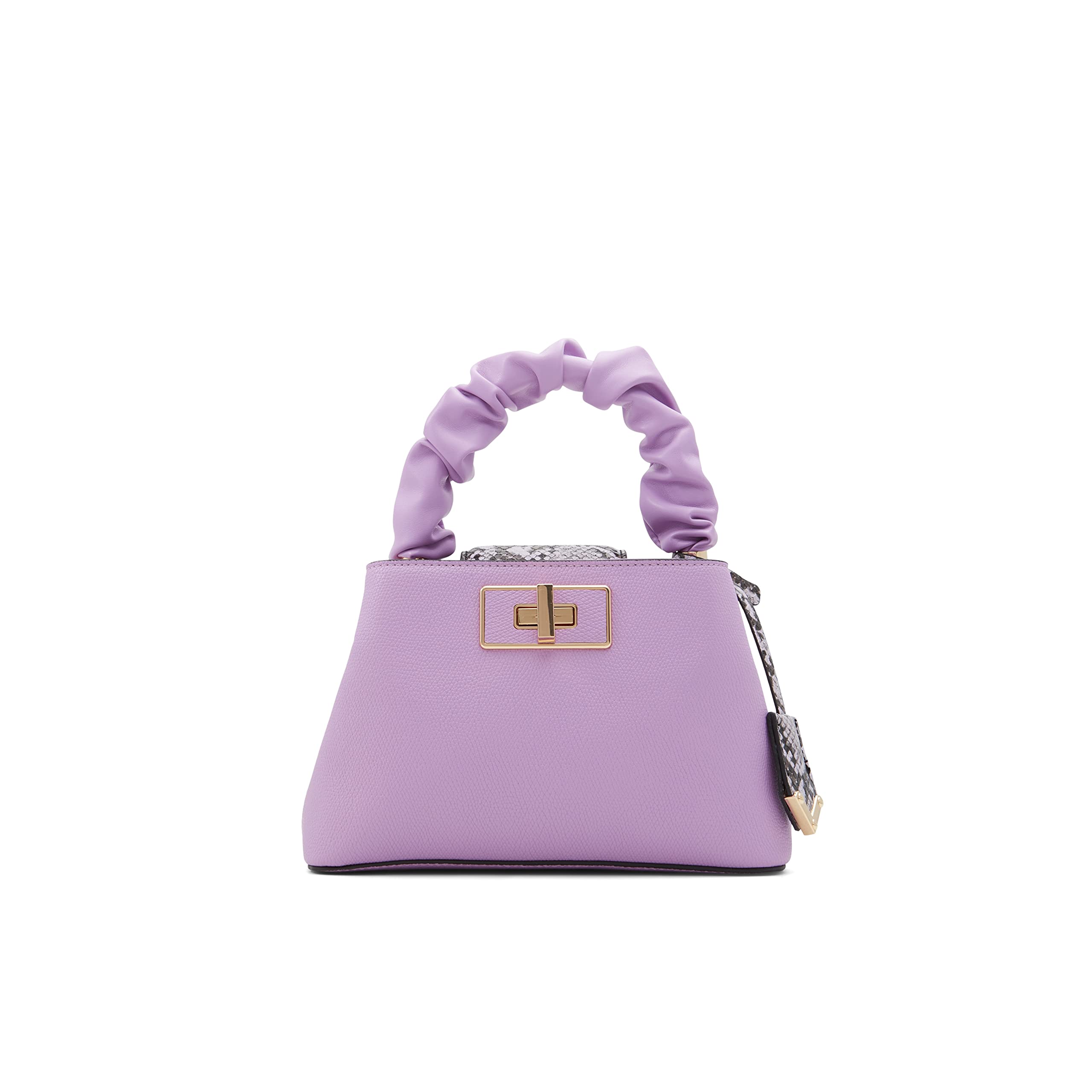 ALDO Women's Snakie Top Handle Bag, Bright Purple