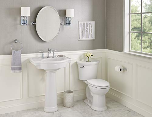 American Standard 7440851.002 Quentin 2-Handle 8 Inch Widespread Bathroom Faucet, 6.63 in wide x 8.00 in tall x 7 in deep, Chrome