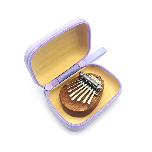 Deoukana 8 Key Mini Kalimba Exquisite Finger Mini Thumb Piano Marimba Musical Accessory Pendant Gift
