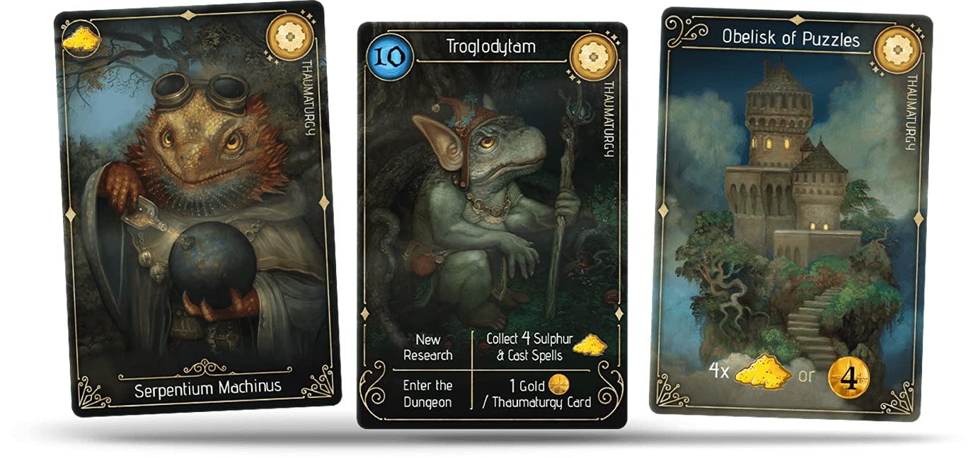 Forbidden Games | Lizard Wizard โ Fantasy Strategy Game of Spellcasting, Potions, and Mystical Creatures, Ages 10+, 2-6 Players, Family Game Night Essential