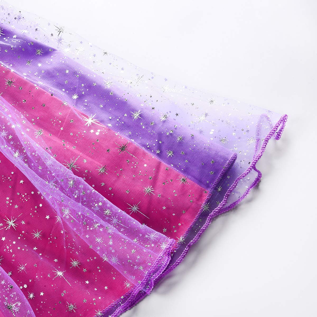 JerrisApparel Girl Princess Costume Dress for Birthday Party (3T, Purple with Accessories)