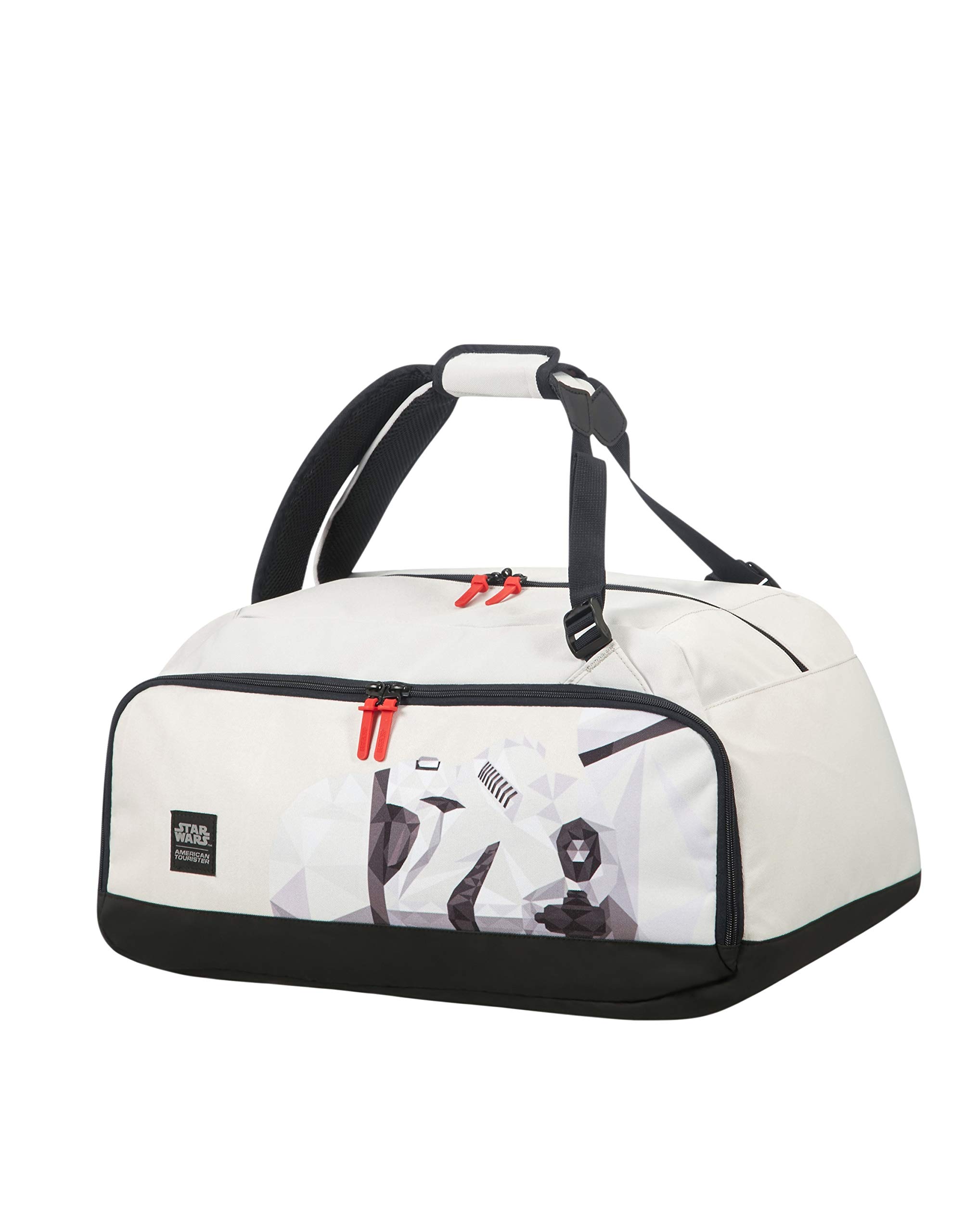 American tourister - Disney Grab'N'Go - Star Wars Backpack/Duffle Bag Gym Tote, 54 cm, 49 liters, Multicolour (Stormtrooper Geometric)