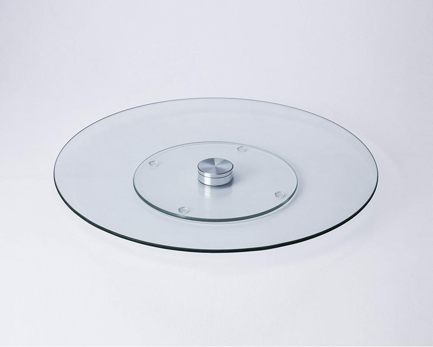 Brandobay Tempered Glass Lazy Susan