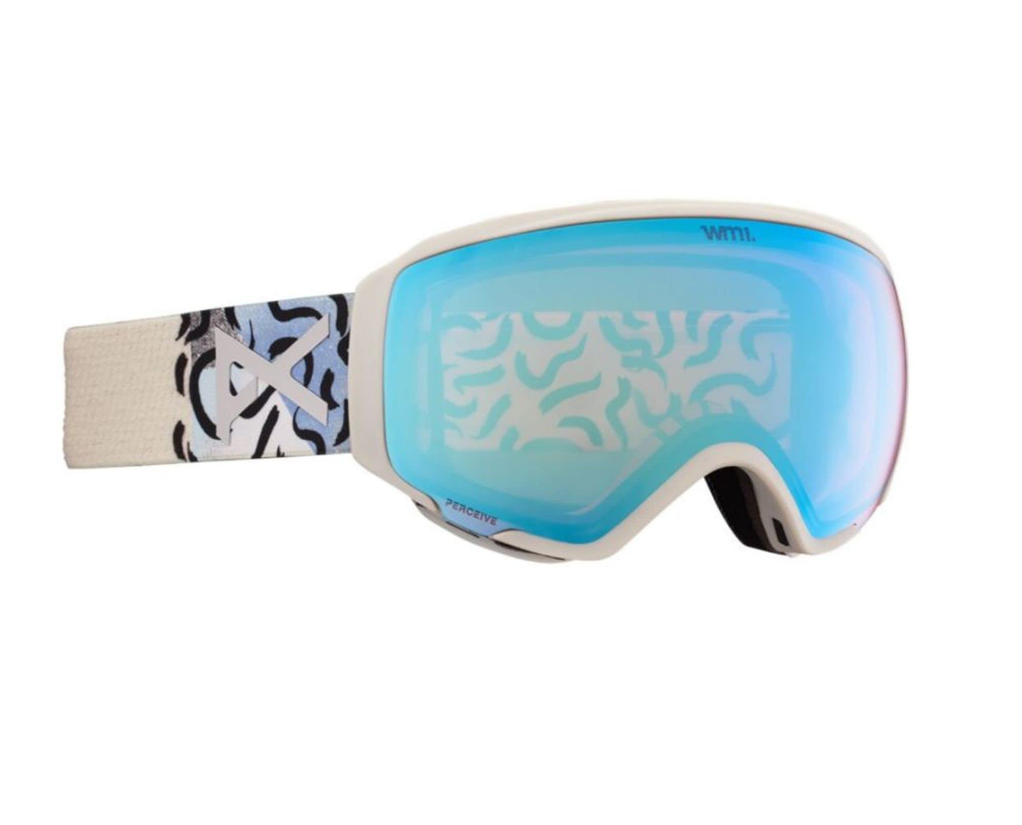 Anon Women's WM1 Goggles with Spare Lens, Powder / Perceive Variable Blue