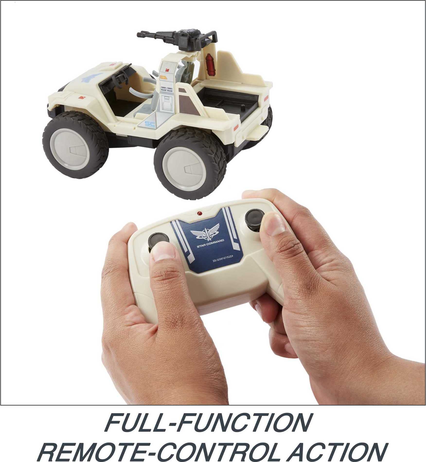 Hot Wheels Mattel Disney and Pixar RC, Remote-Control Lightyear Space Commander UTV for Collectors & Kids