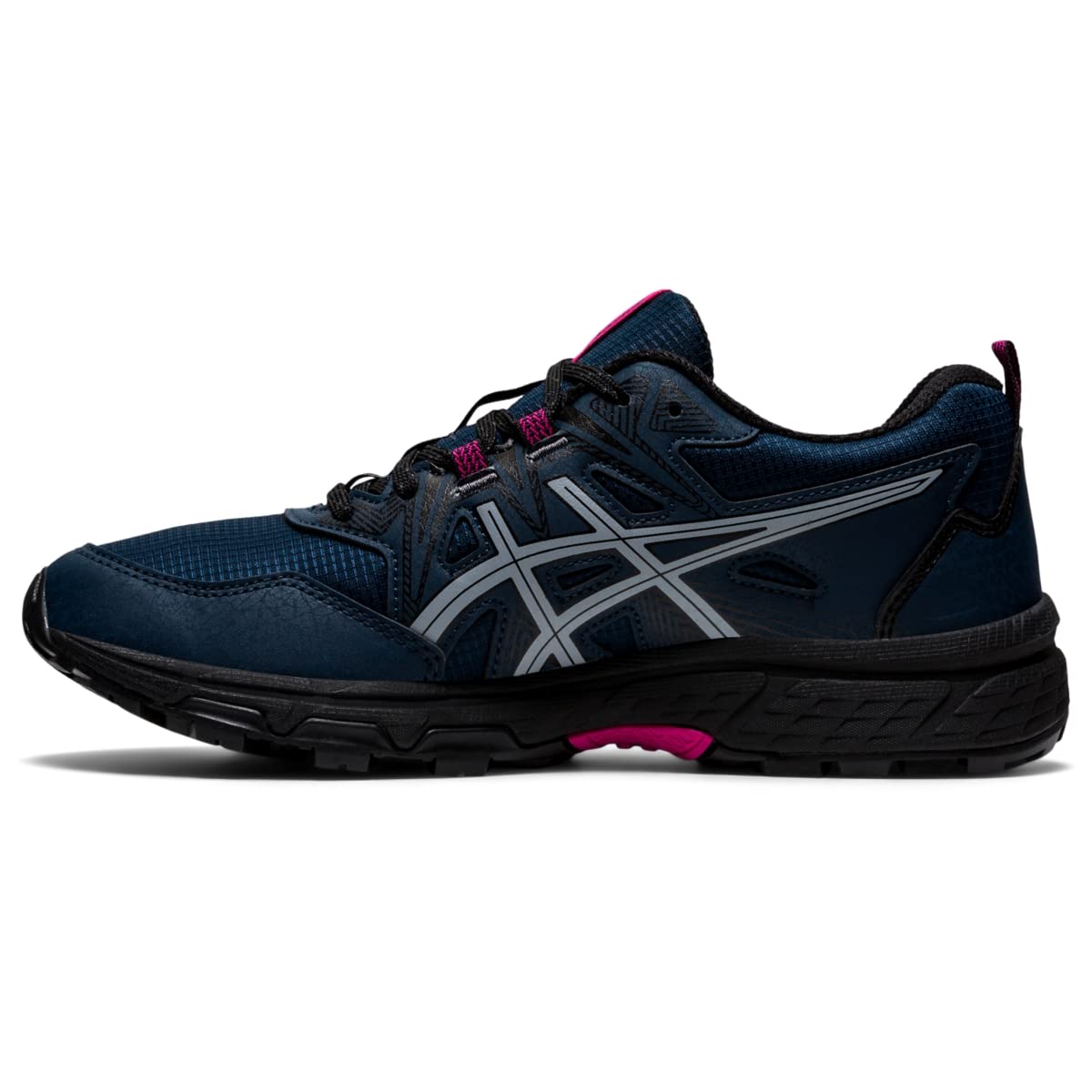 ASICS Women's GEL-VENTURE 8 All Winter Long Running Shoes, 5, FRENCH BLUE/PINK RAVE