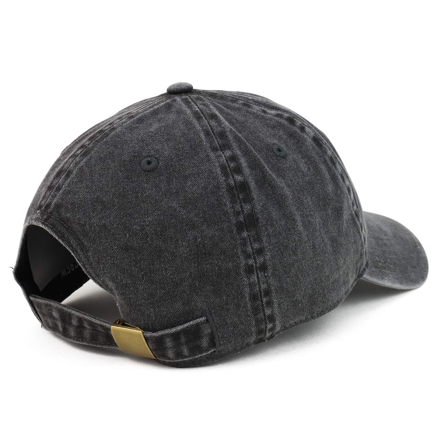 Armycrew XXL Oversize Big Washed Cotton Pigment Dyed Unstructured Baseball Cap - Khaki Green