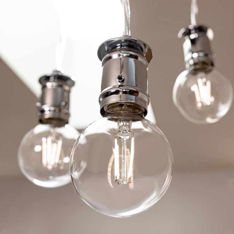 Feit Electric White Filament G25 E26 (Medium) Filament LED Bulb Daylight 40 Watt Equivalence 3 pk