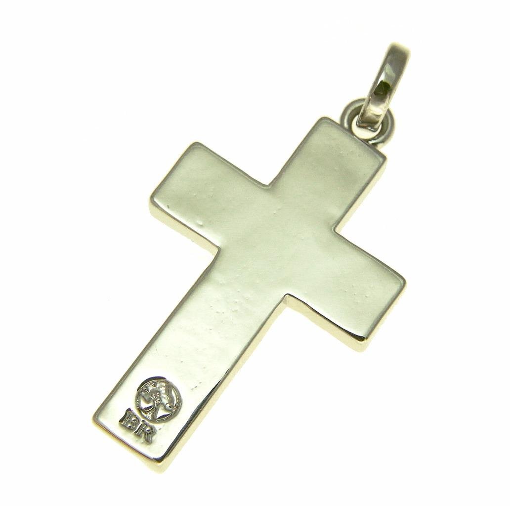 Arthur's Jewelry Koa Wood Hawaiian Cross Yellow Gold Plated Brass Pendant Charm