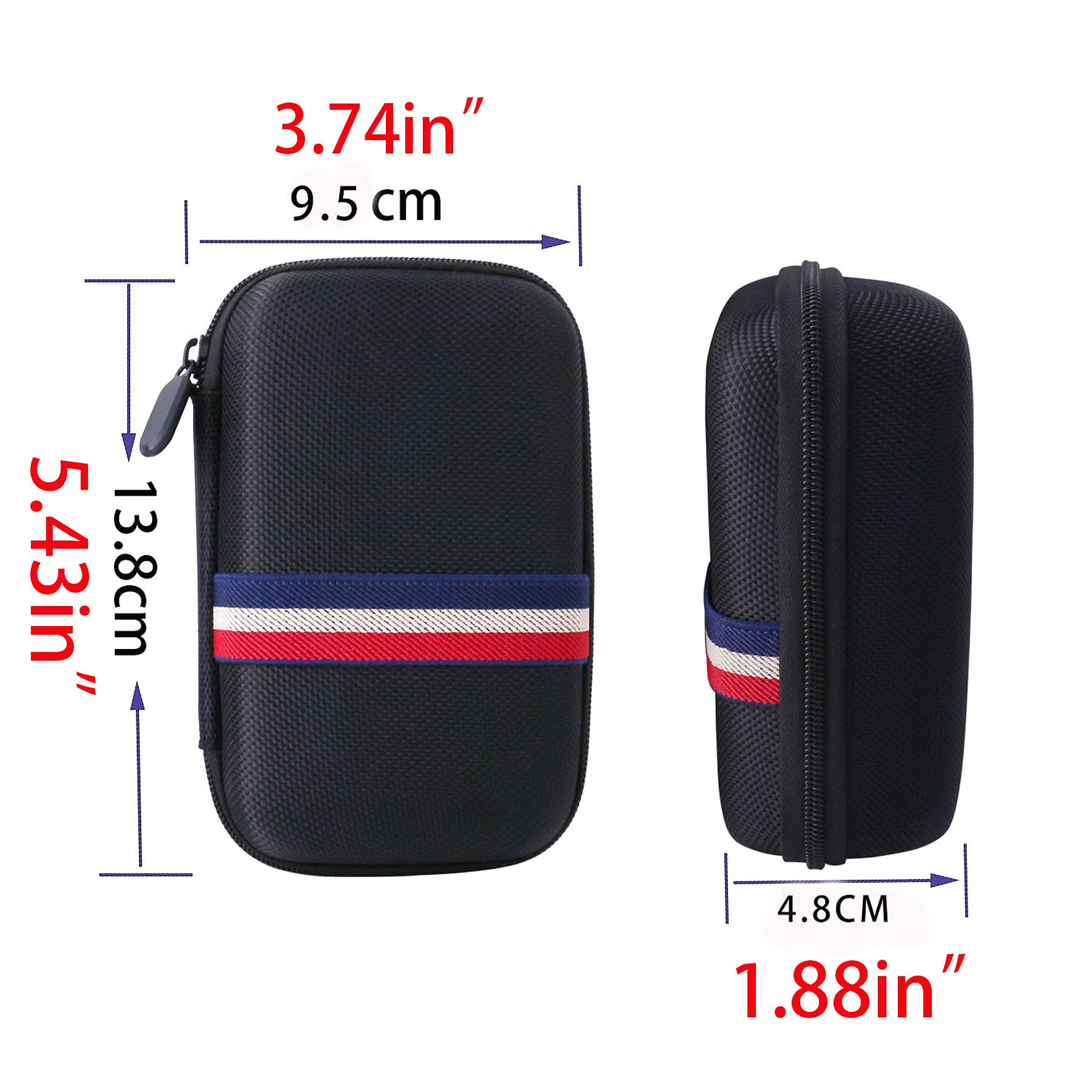 JINMEI Hard EVA Carrying Case for MJKJ/DREAMHAX RG300 Handheld Game Console Storage Case
