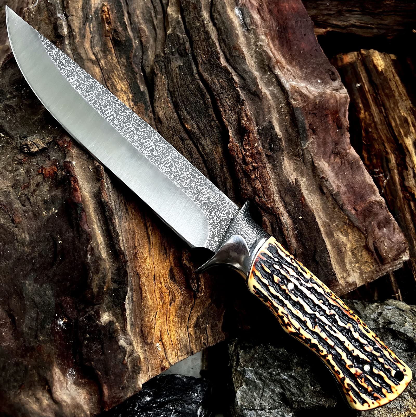 AULAKNIV Sturdy 12 inch Fixed Blade full tang knife Tactical Hunting Knives Knife Outdoor Essential Camping Survival Knifes
