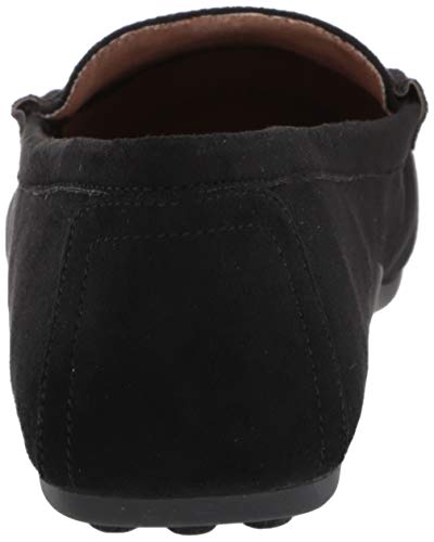 Amazon Essentials Women's Moc Driving Style Loafer, Black, 10