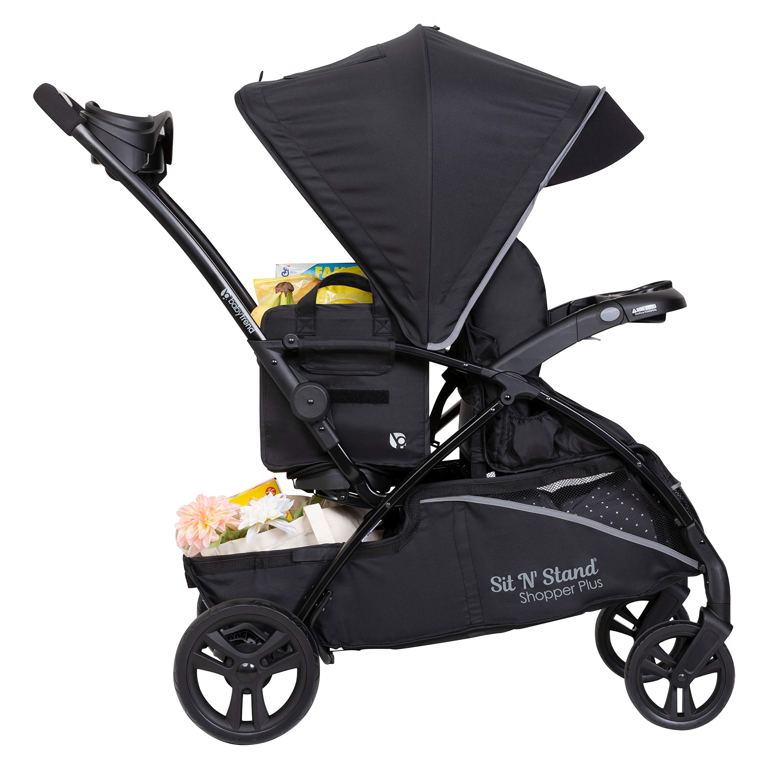 Baby Trend Sit N’ Stand 5-in-1 Shopper Plus Stroller, Kona
