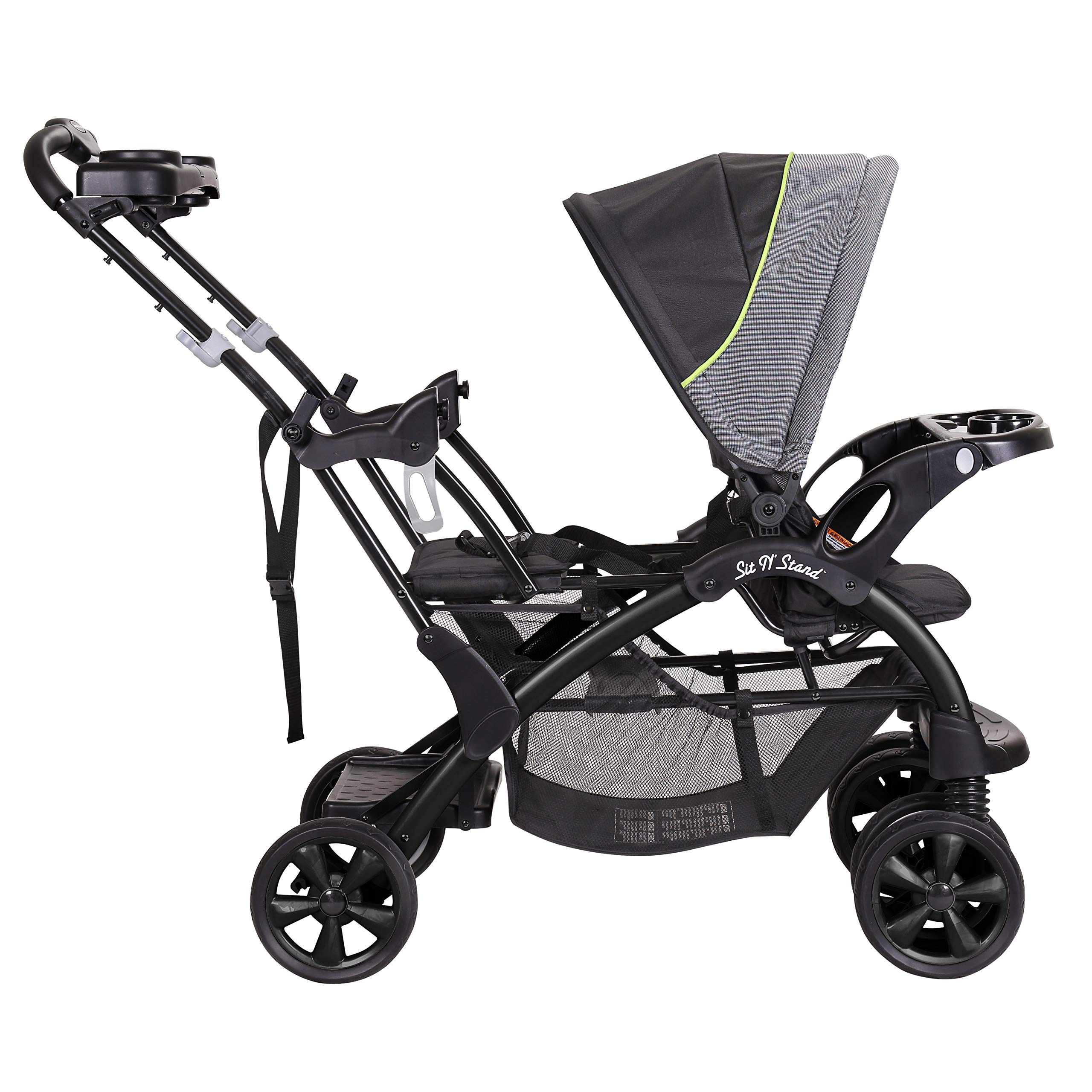 Baby Trend Sit N' Stand Double Stroller - Pistachio