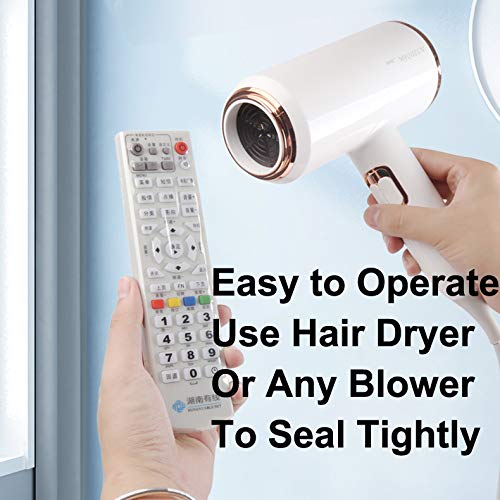 cooler depot 20 pcs Heat Shrink Wrap Bags for Remote Control (4.5X11inch) Clear Dust Proof Protective Case Film Cover Air Conditioner Video TV